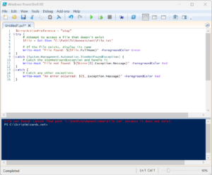 Common PowerShell Exceptions - ScriptWizards.Net